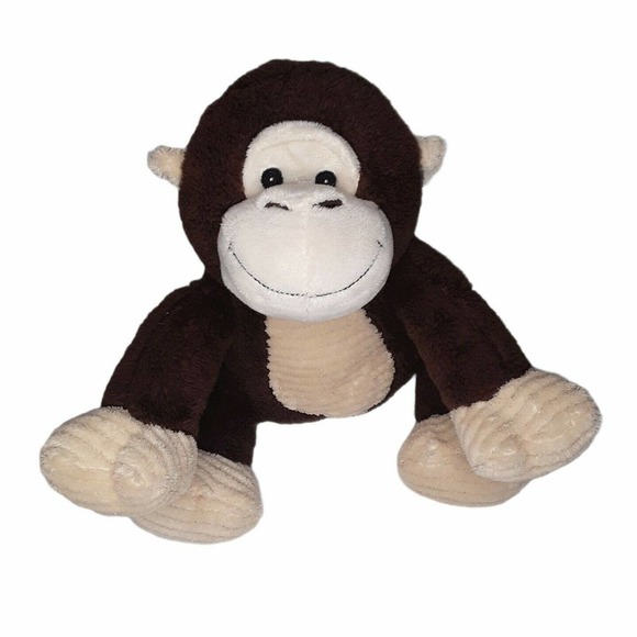 Kellytoy | Toys | Kellytoy Monkey Inch Plush Brown Cream Ribbed ...